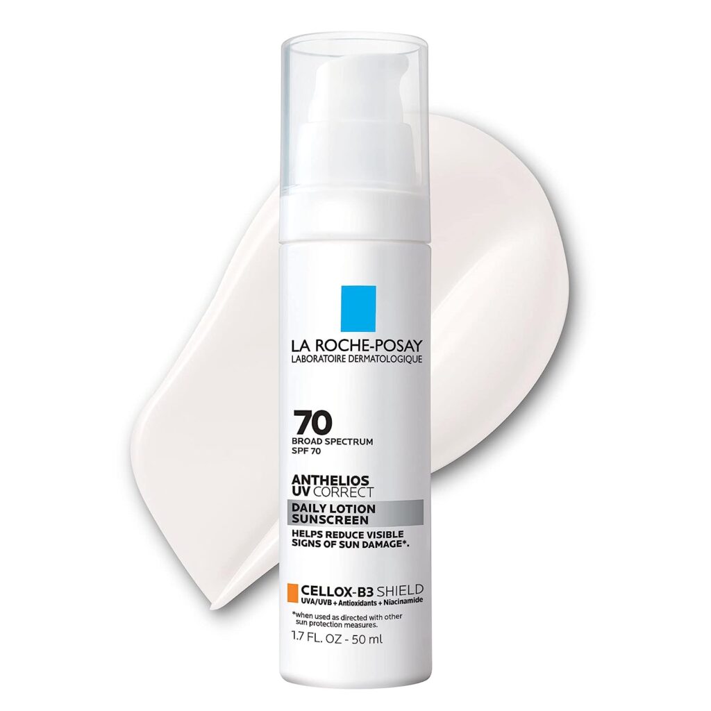 La Roche Posay Anthelios UV Correct SPF 70 Daily Face Sunscreen with ...